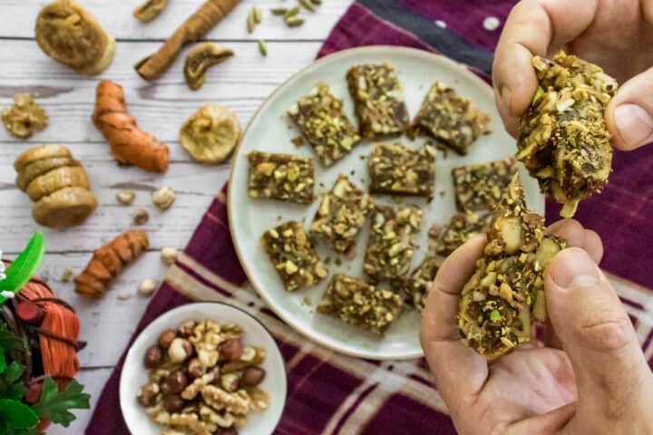 Anjeer Barfi {Indian Spiced Fig Dessert} - Holistic Chef Academy