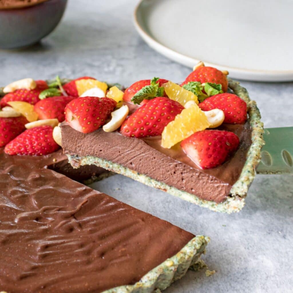 Raw Vegan Cheesecake - Chocolate and Orange - Holistic Chef Academy