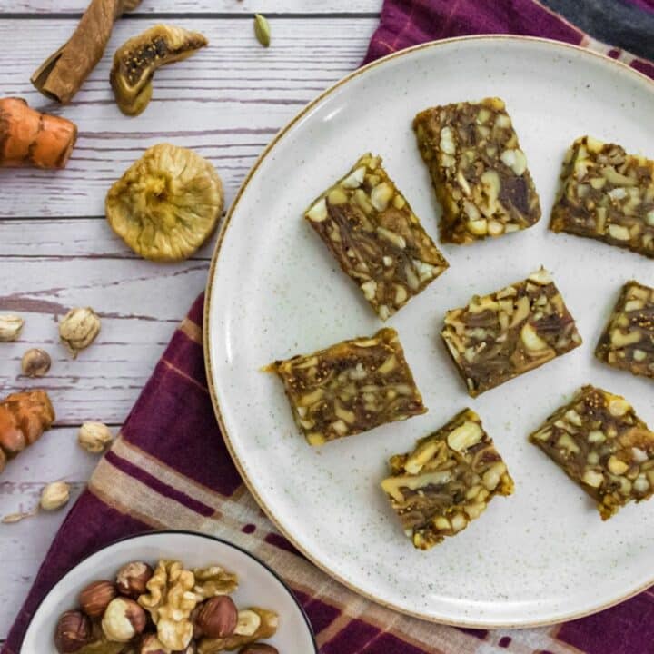 Anjeer Barfi {Indian Spiced Fig Dessert} - Holistic Chef Academy