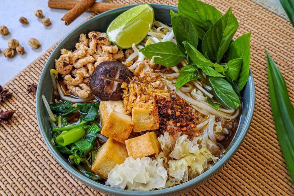 Thai Boat Noodles {Vegan} - Holistic Chef Academy